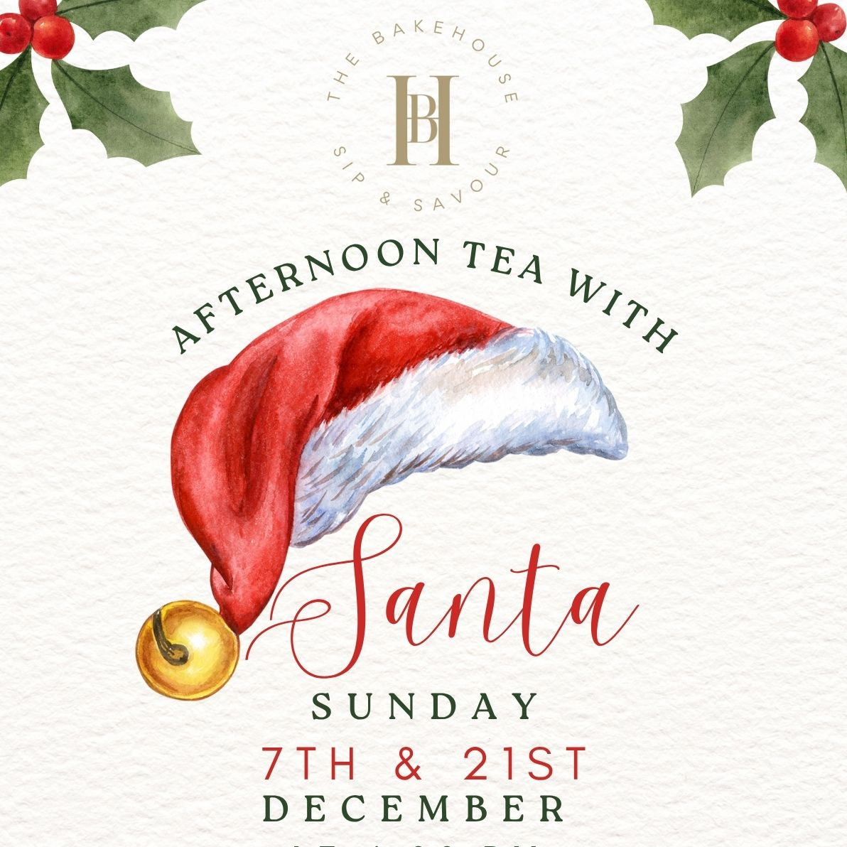 Afternoon Tea with Santa - Sunday 7th December – The Couture Cake Co