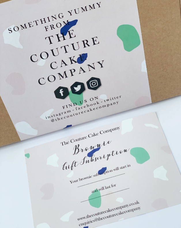 Brownie Subscription Box. 6 Months – The Couture Cake Co